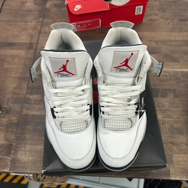 Jordan 4 Retro White Cement (2025) (US 12) (USED) – GrailNation