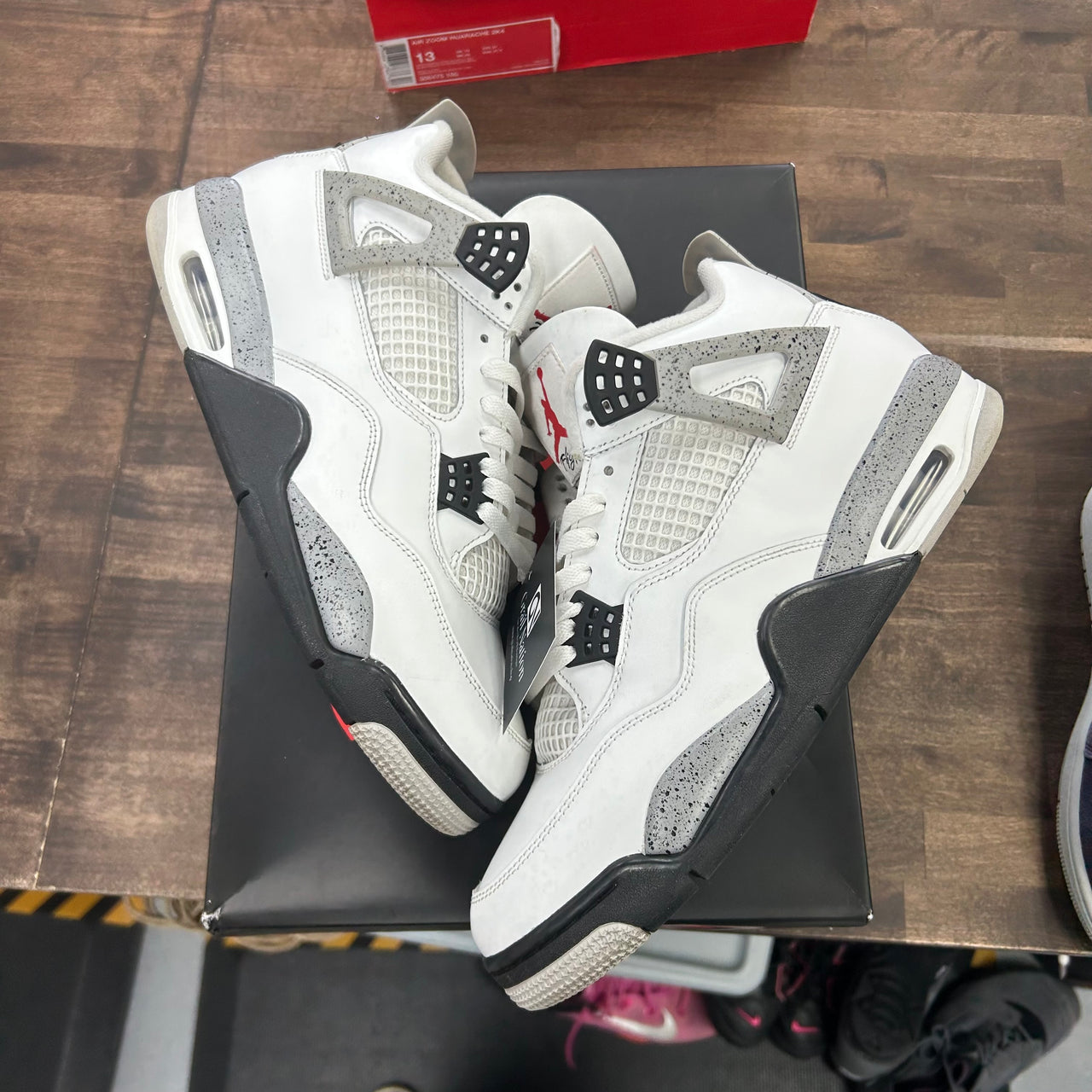 Jordan 4 Retro White Cement (2025) (US 12) (USED) – GrailNation